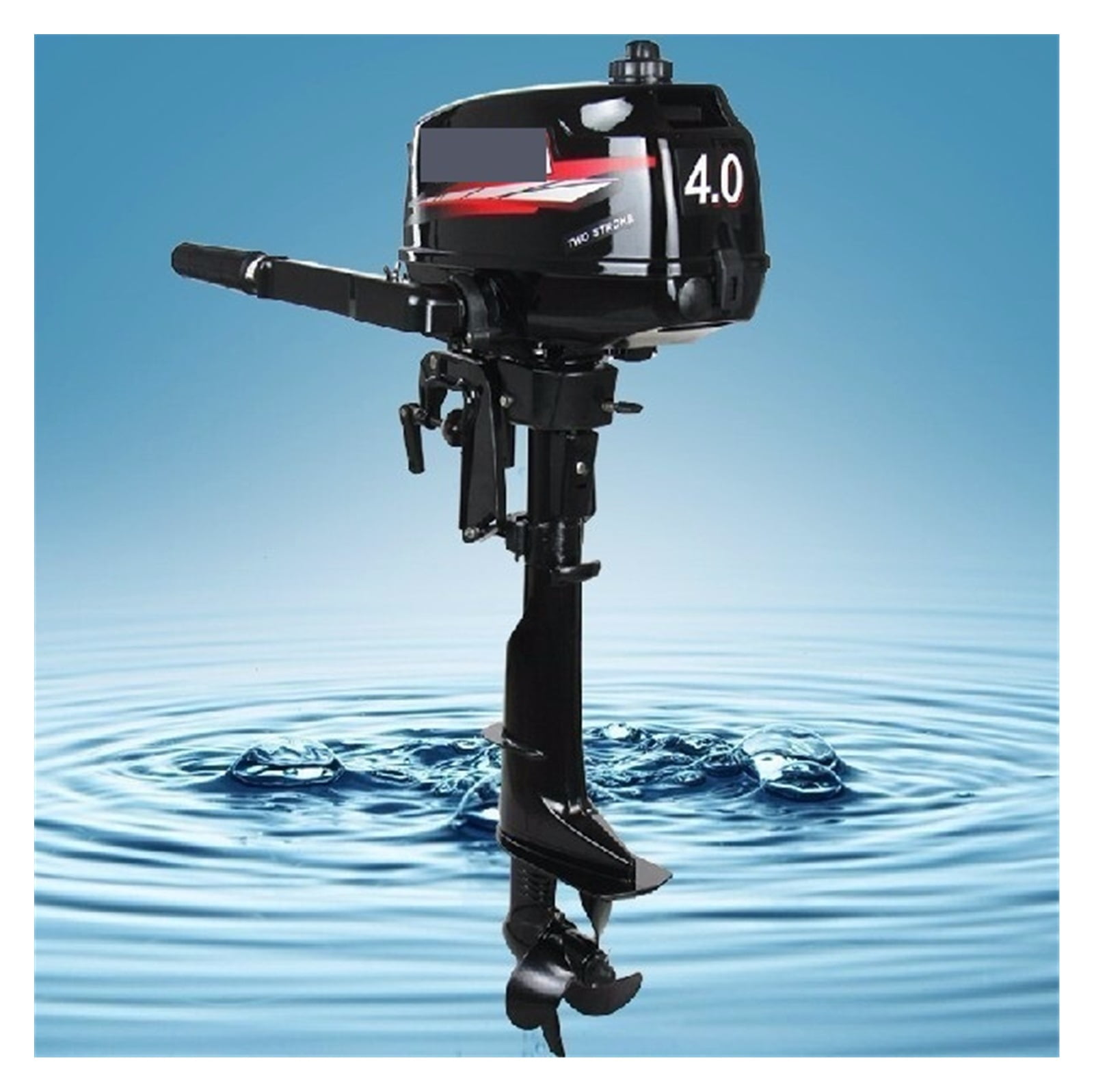 Boat Motor, 4.0 Horsepower 2 Stroke Boat Motor, 4.9KW Outboard Motors ...