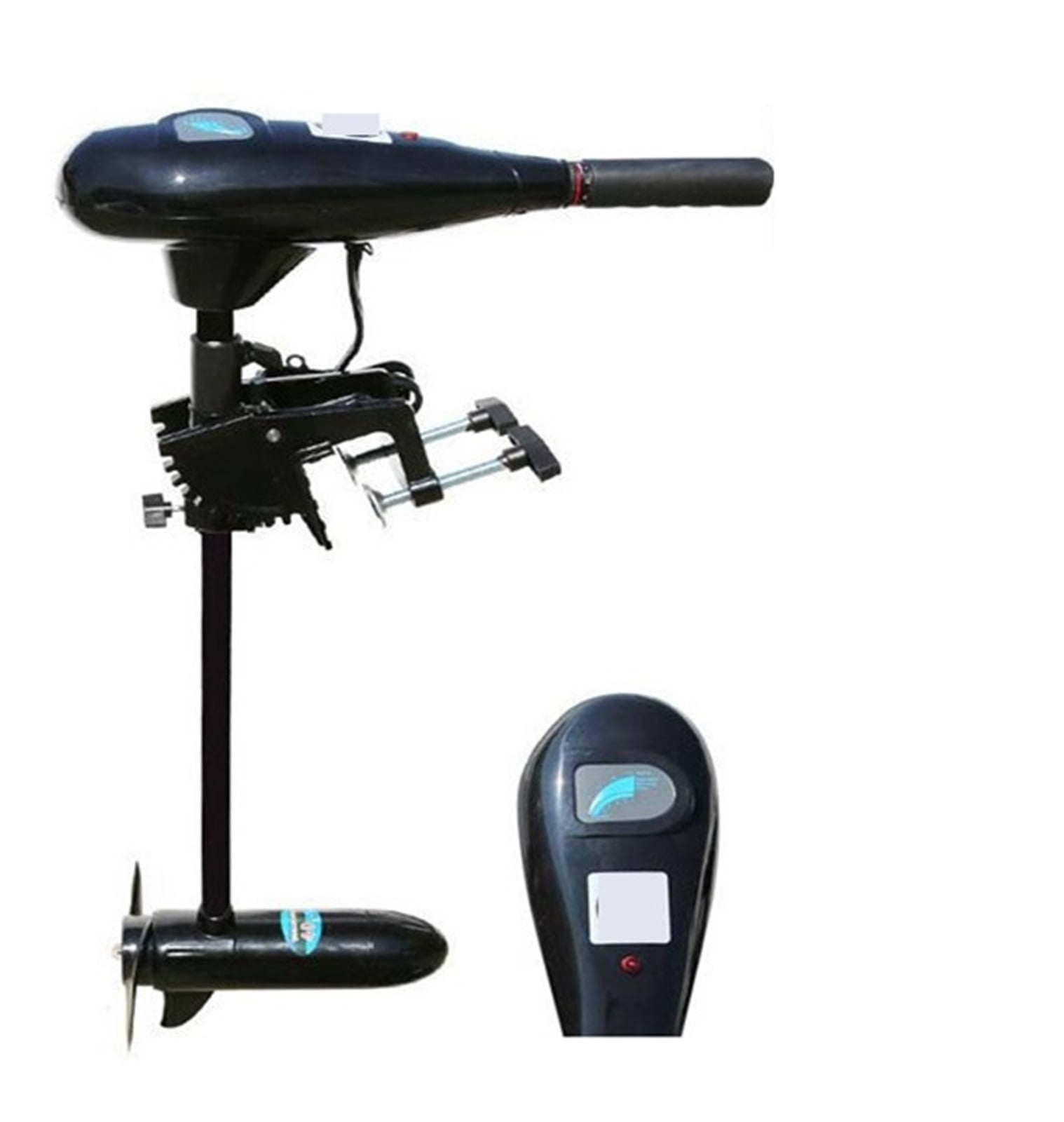 Boat Motor, 40LBS 12V 6KM/H Electric Trolling Motor For Inflatable Boat ...