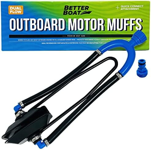Boat Motor Muffs, Outboard & Inboard I/O Engine Flush Kit, Ear Flusher ...
