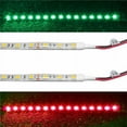 Boat Nav Lights Red/Green Waterproof Stick-on LED Strip Tape Navigation ...