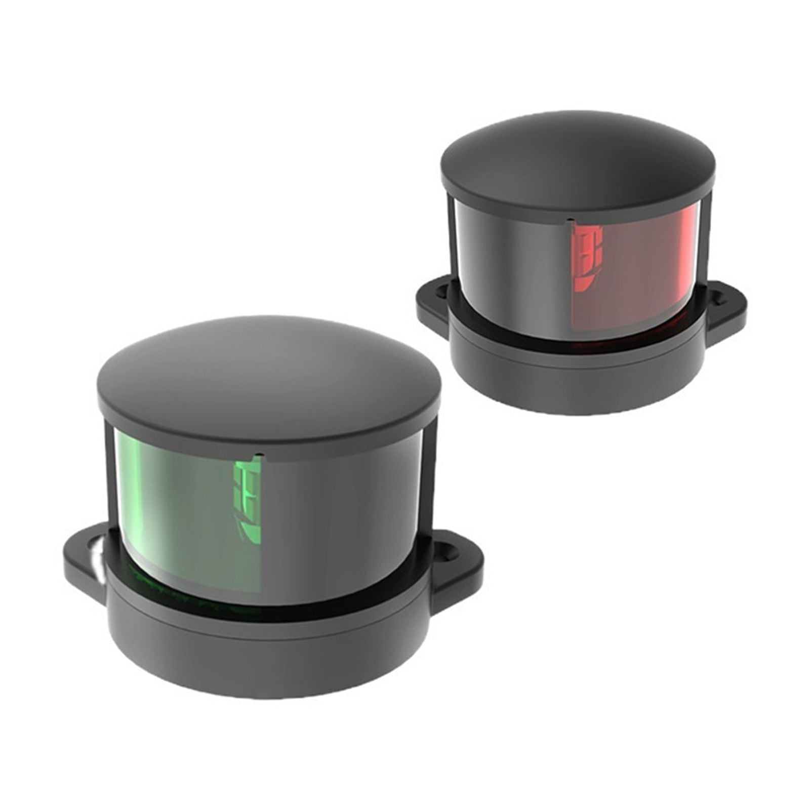 Boat Navigation Light IP66 Waterproof Sidelight Red Green LED Warning ...