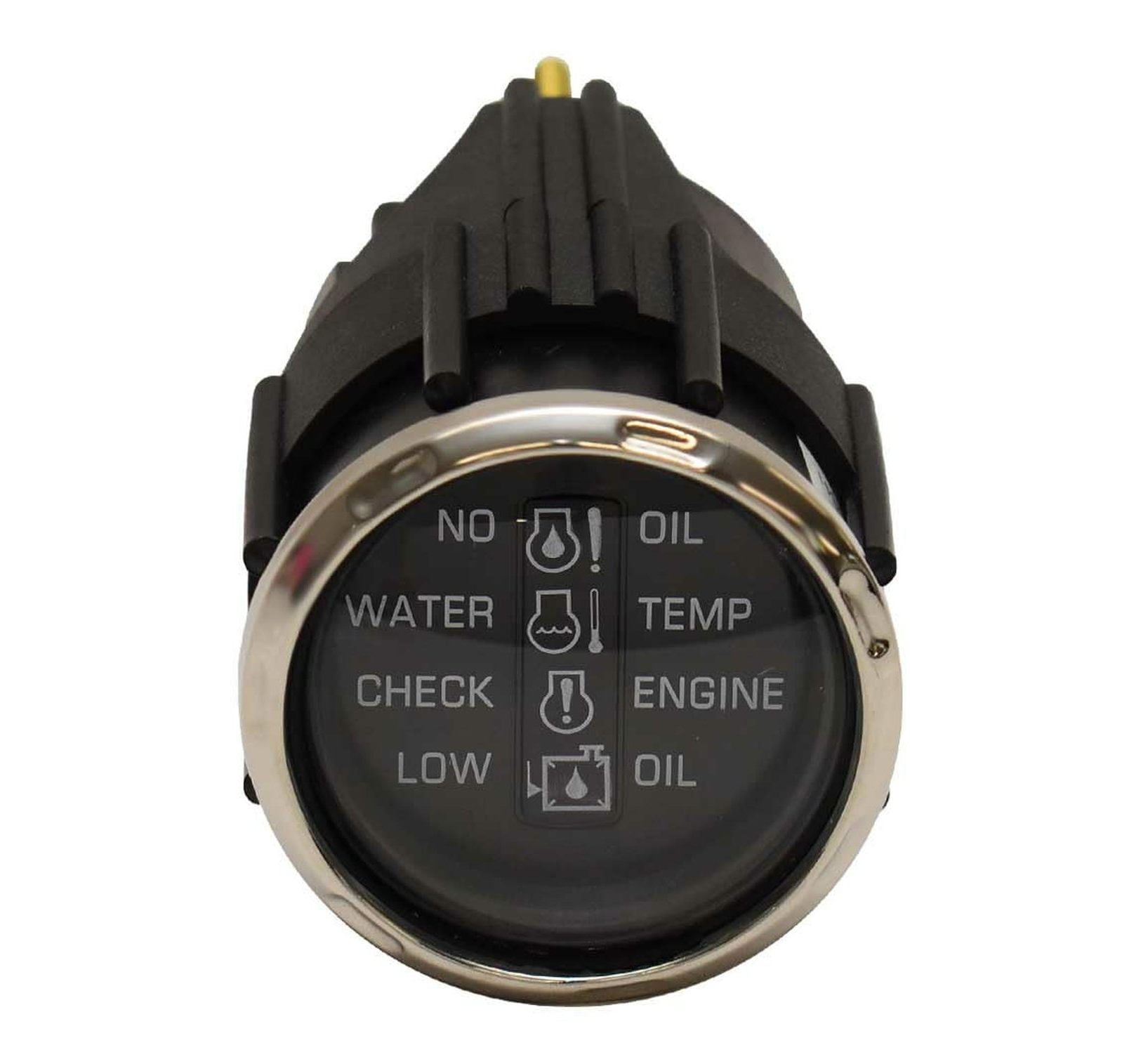 Boat OMC System Check Gauge GPK614B | Silver Black 2 Inch - Walmart.com