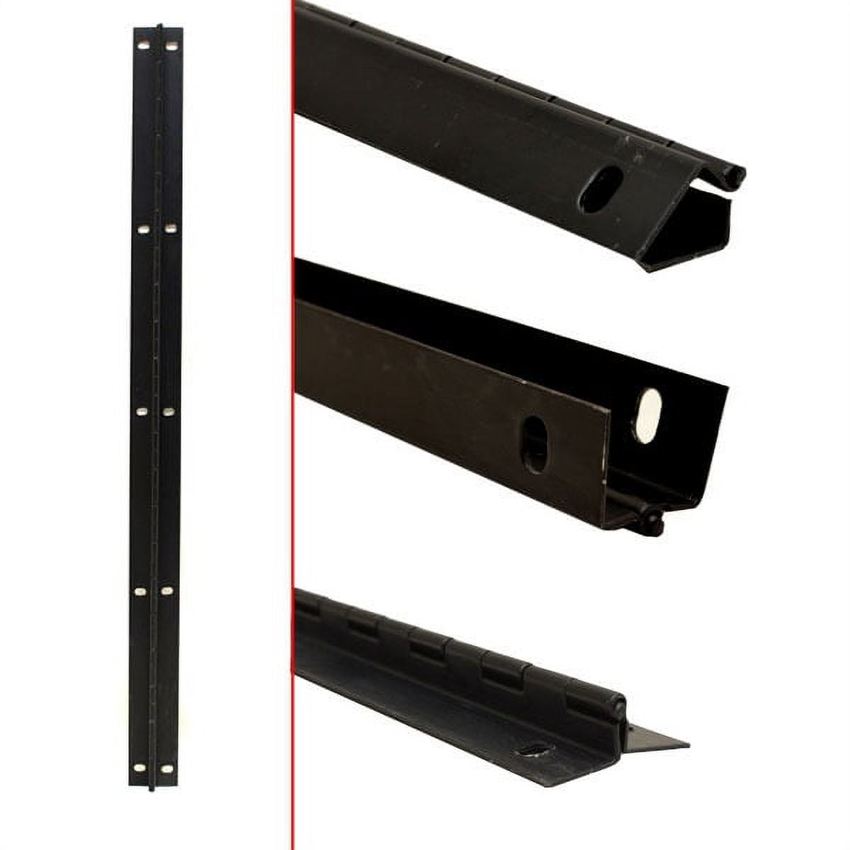 Boat Offset Piano Hinge | 21 Inch Aluminum Black - Walmart.com