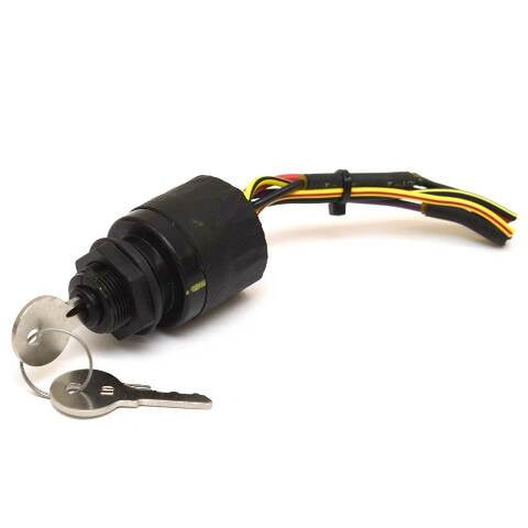 Boat Outboard Ignition Switch | w/ Keys 3-Position Push-To-Choke 6-Pin ...