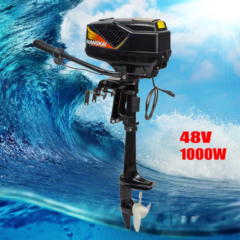 Boat Outboard Motor Engine 4HP 1000W Brushless Electric 4 Stroke ...