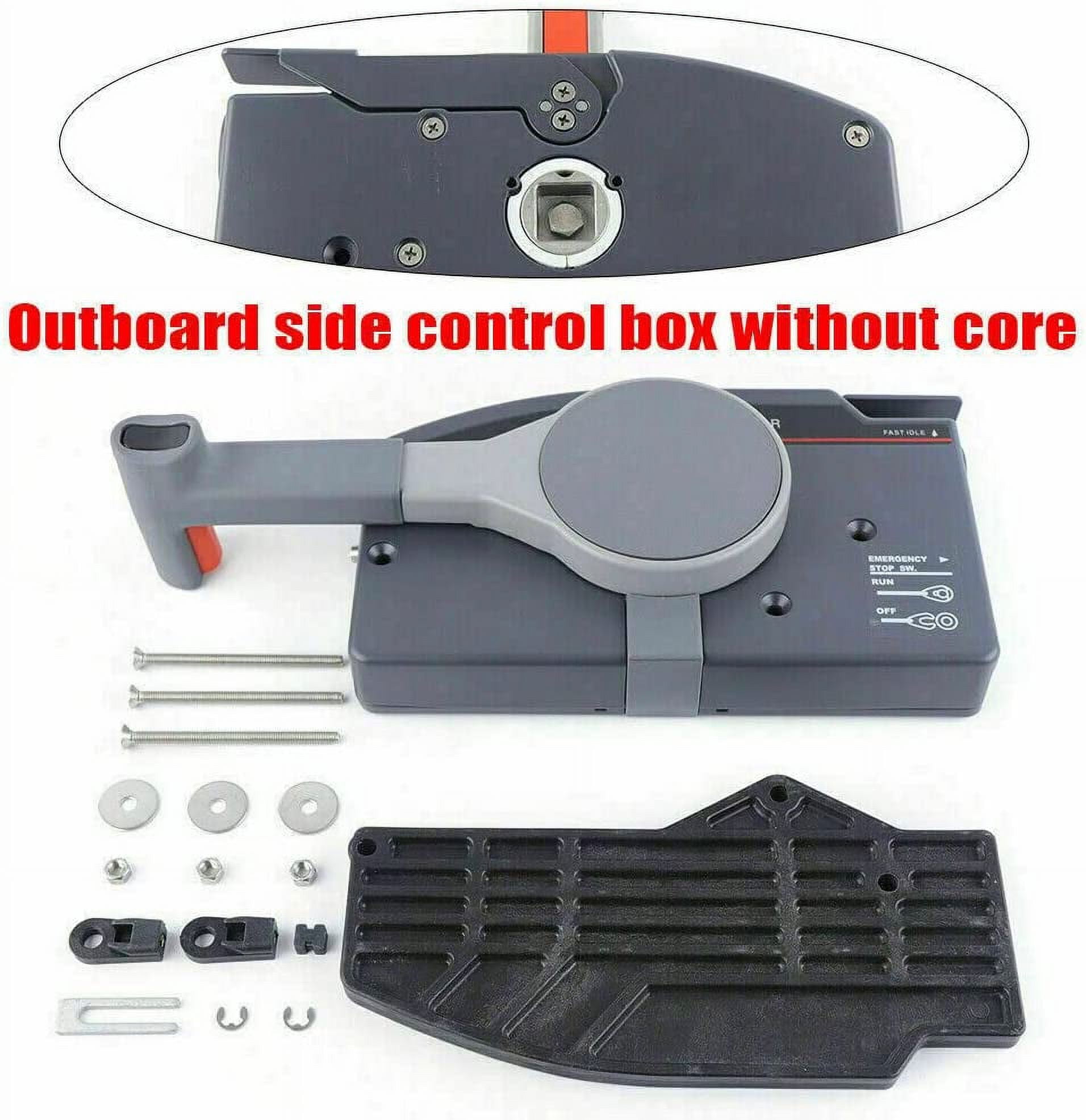 Boat Outboard Remote Control Box+Fast Idle Lever for Yamaha 703 ...