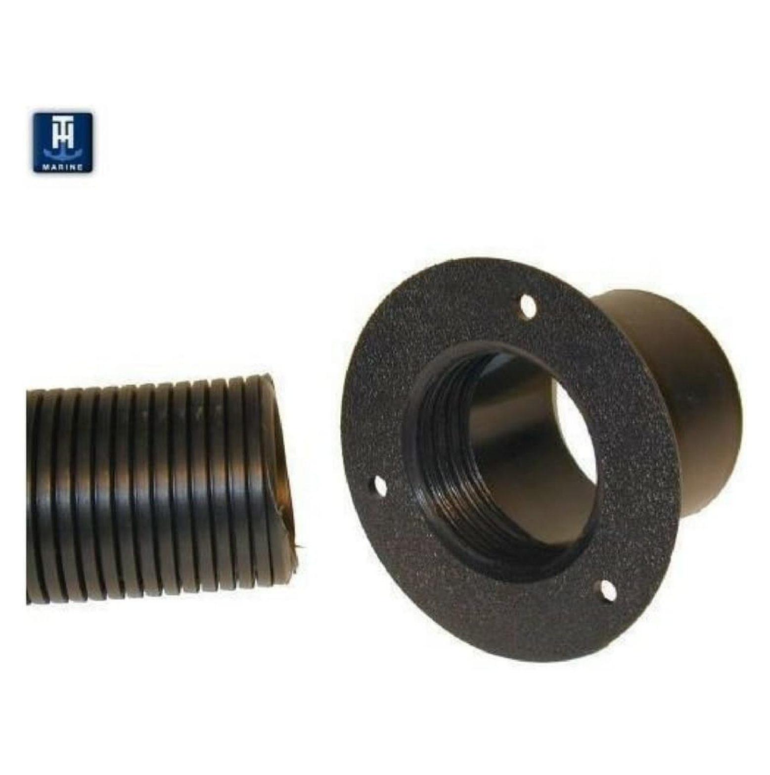 Boat Outboard Rigging Flange Hose Kit Black 4' - Walmart.com