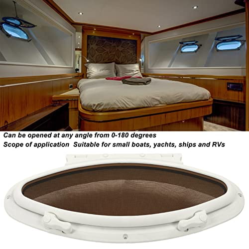 Boat Oval Opening Portlight Porthole, 470 x 210mm Yacht Porthole Window ...