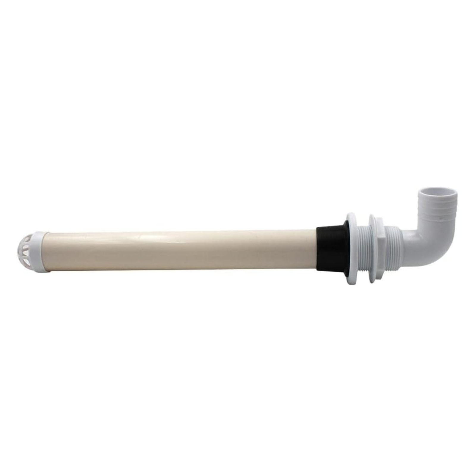 Boat Overflow Pipe, 17.7 Inches Length, Fits 1 1/2 inch Threaded Drains ...