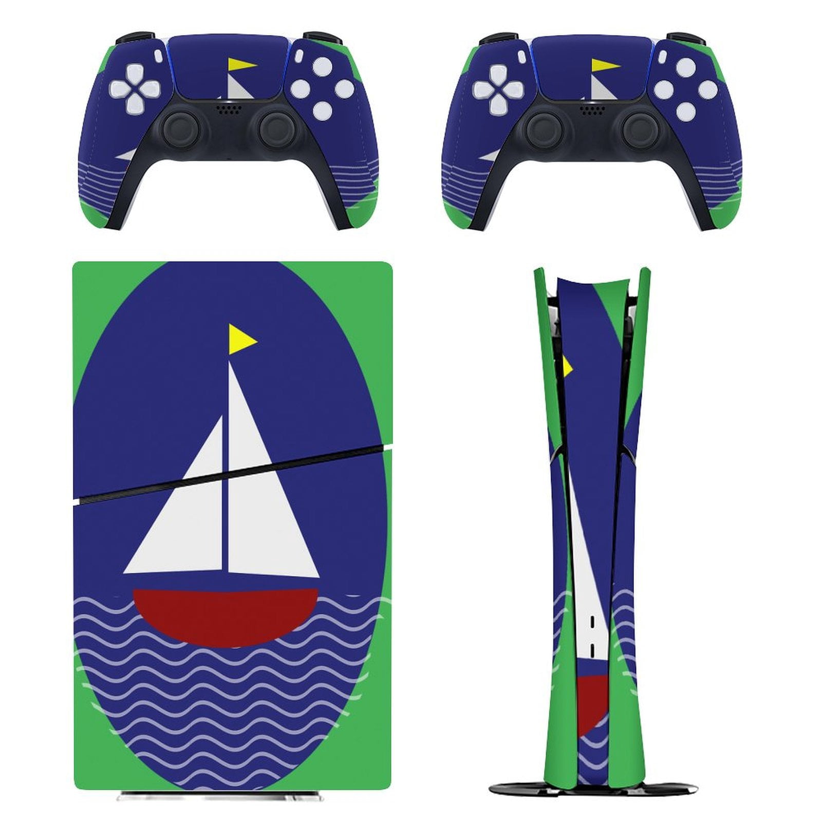 Boat PS5/PS5 Slim Digital Disc Skin Sticker For Console And Controller ...