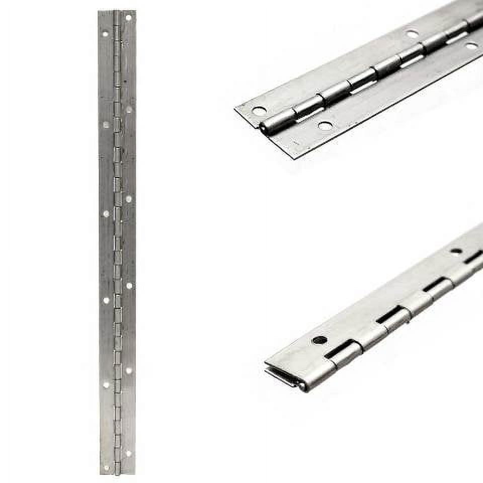 Boat Piano Hinge | Seat Hatch Stainless Steel 18 x 1 1/4 Inch - Walmart.com