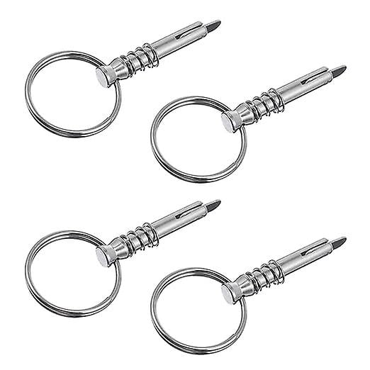 Boat Pins Quick Release Pin 1/4" x 1" w/Drop Cam & Spring with Pull ...