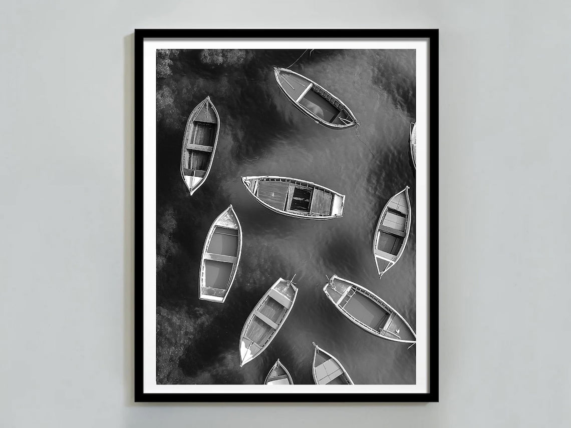Boat Prints, Sailboat Ocean Nautical Posters, Yacht Poster, Sail Boat ...