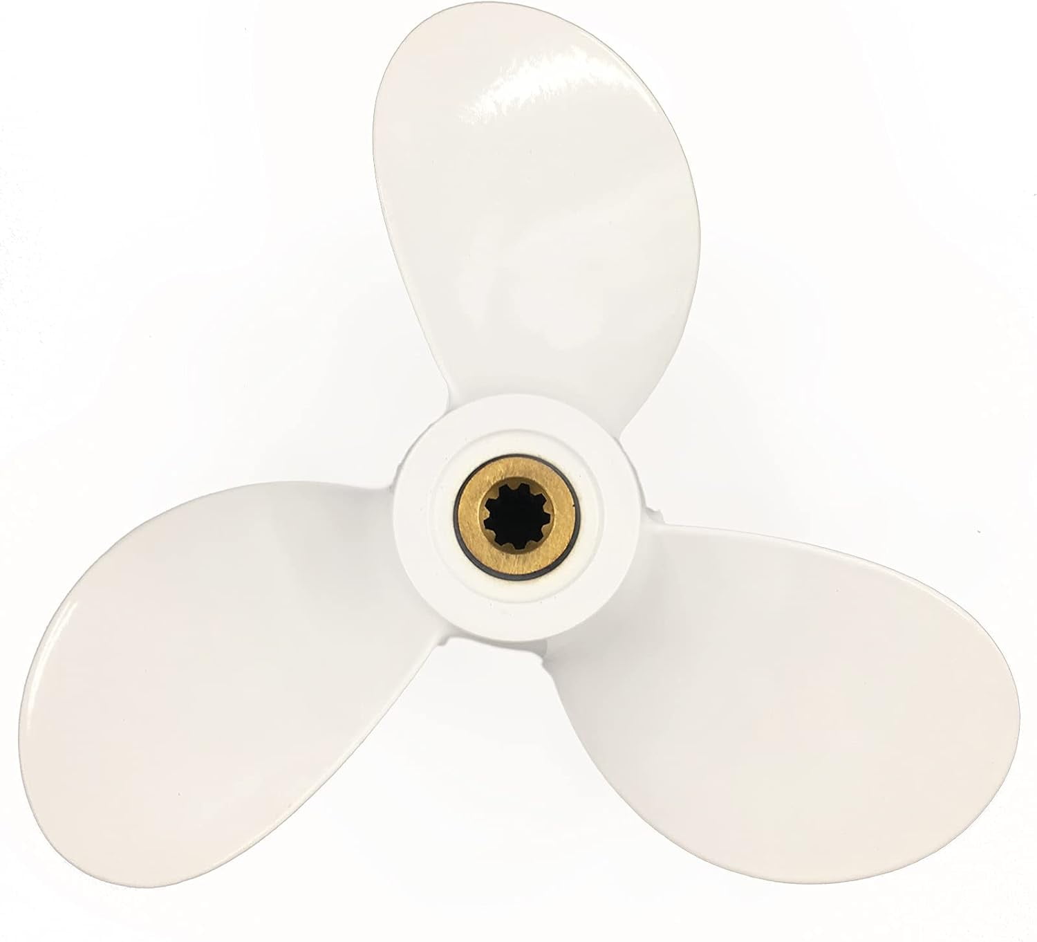 Boat Propeller 7 1/2x8 Fit for Engine Aluminum 3 Blade 9 Tooth 4A/5C ...
