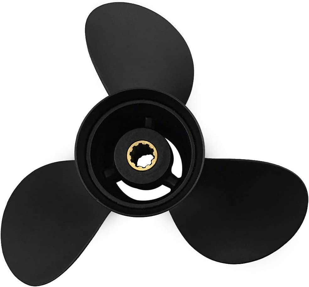 Boat Propeller 9 1/2x11 Fit for Mercury Outboard 20HP-25HP 3 Blades ...