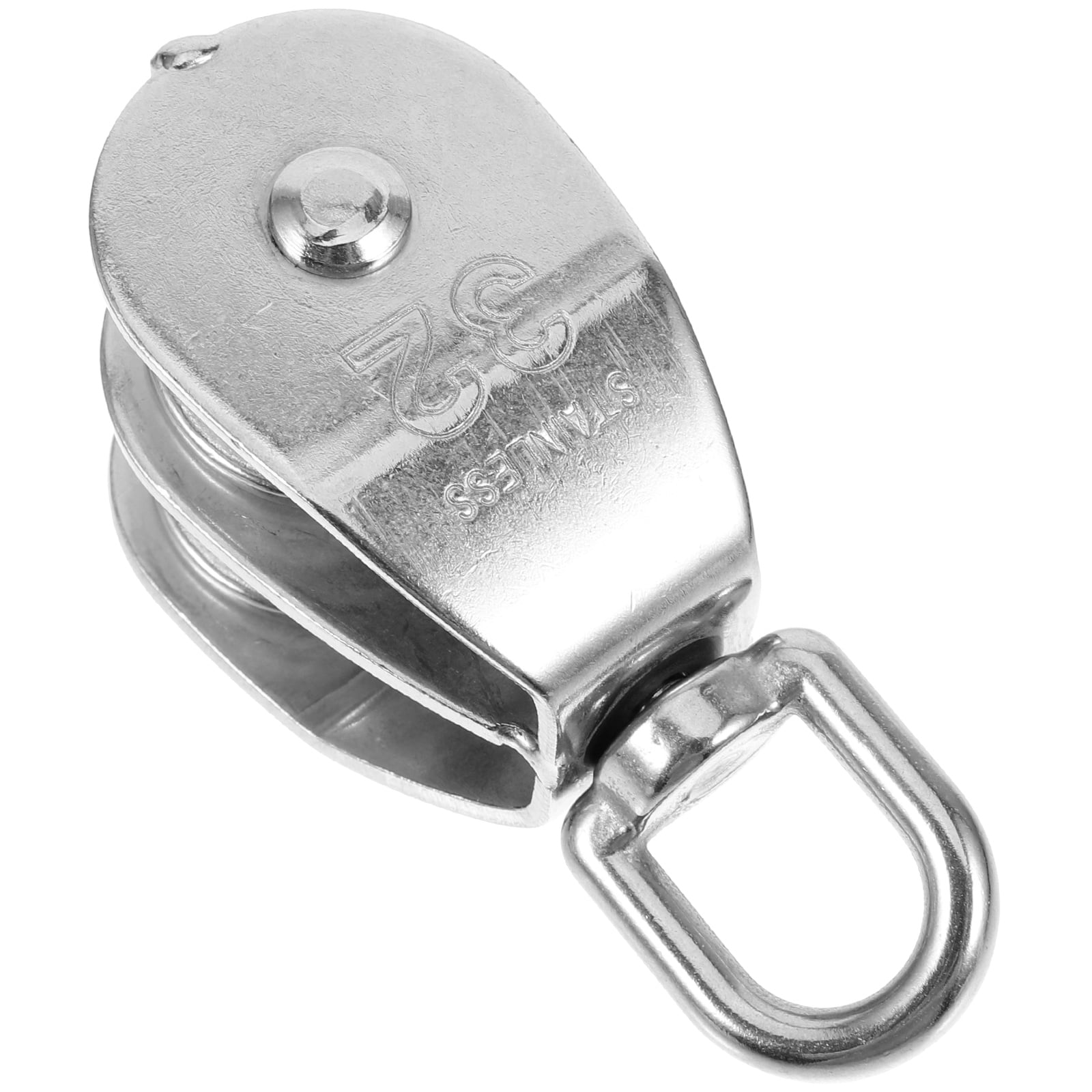 FENGGUIQU Winch Cable Pulley System M32 Fixed Double Pulley 360 Degree ...