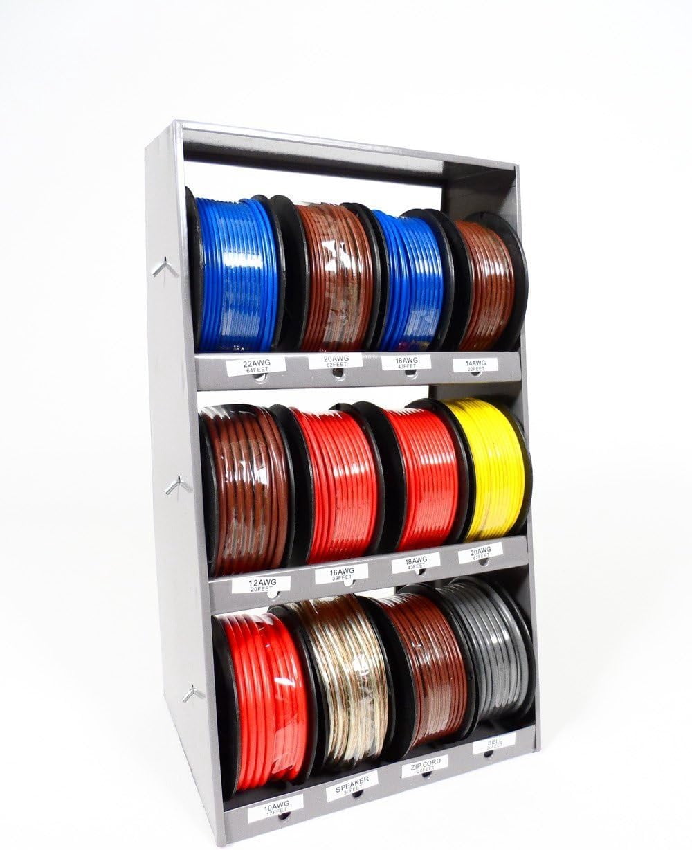 Boat, RV and Auto Wire Set with Wire Tower 10 Different Gauge Wire ...