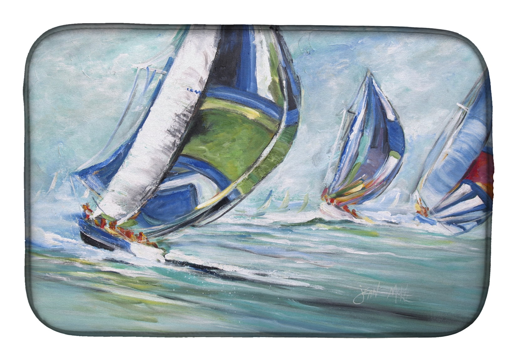 Boat Race Dish Drying Mat - Walmart.com
