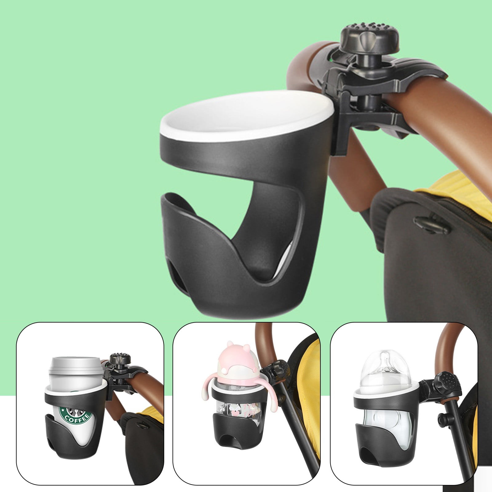Boat Rail Cup Holder Drinks Holders 360 Degree Rotation Clamp Boat ...