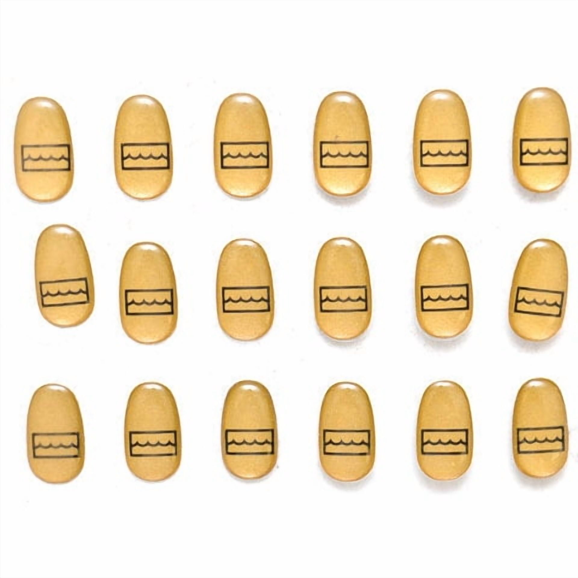 Sharpline Boat Raised Rotary Decals | Livewell Gold (Set of 18 ...