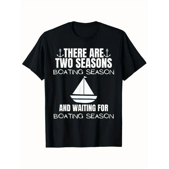 Boat Regatta/ Skipper/ Boat Owner/ Captain/ Boat T-Shirt, 100% Cotton ...