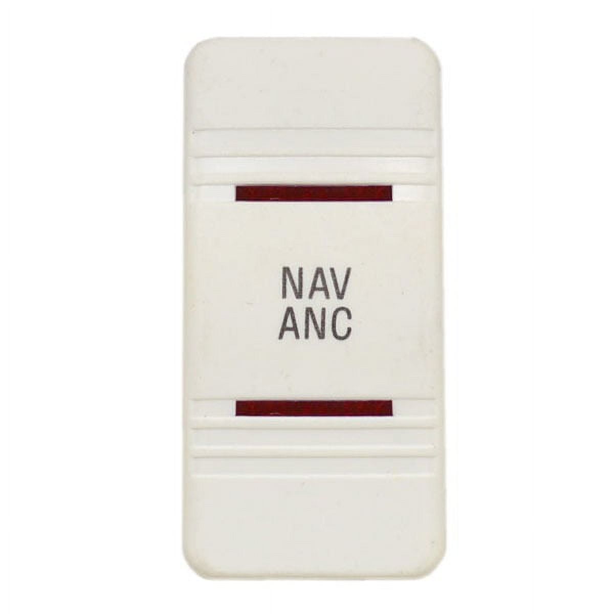 Boat Rocker Switch Cover | NAV / ANC White Red Illuminated 2 x 1 Inch ...