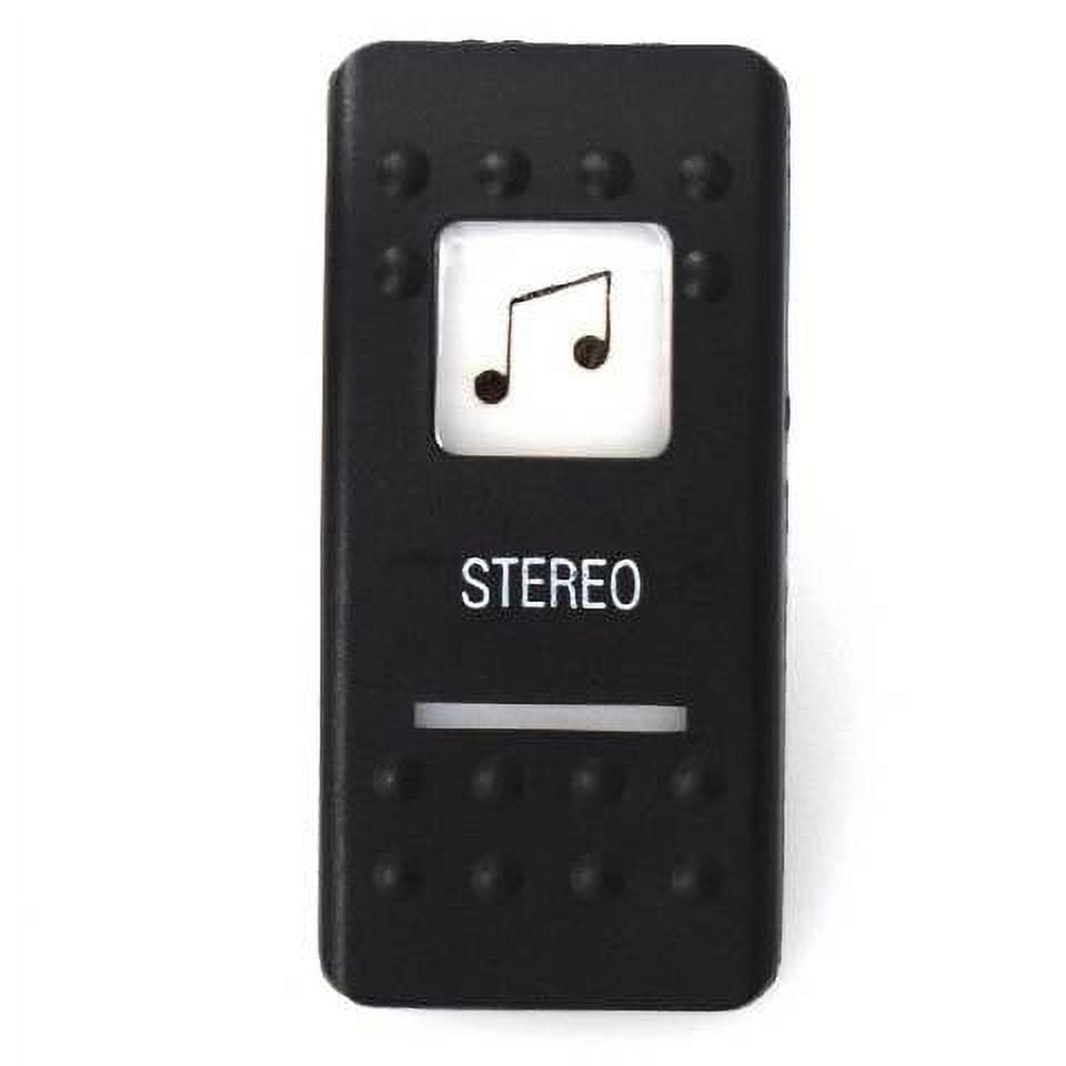 Boat Rocker Switch Cover | Stereo Actuator Matte Black - Walmart.com