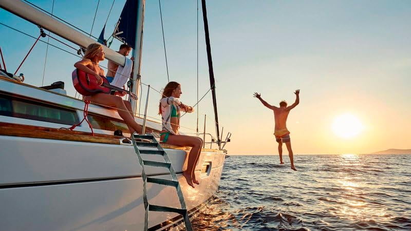 Boat Rope Ladder 3 Steps - Waterproof Strap Ladder for Kids or Adults ...