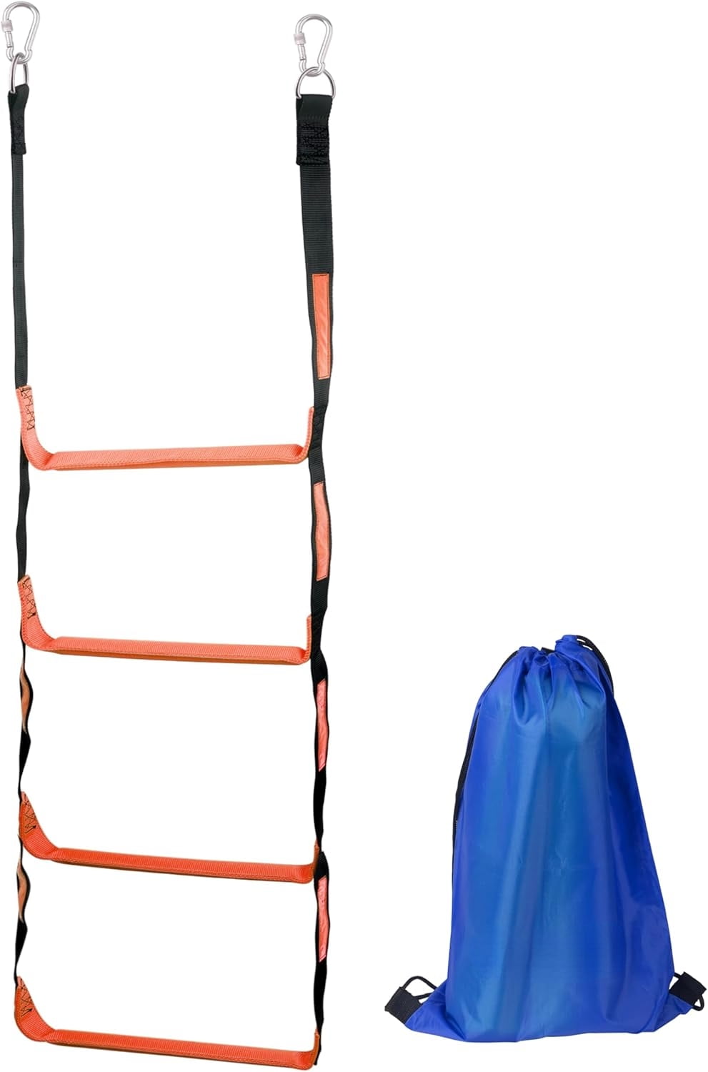 Boat Rope Ladder, 4 Step Heavy Duty 880lbs Strength Climbing Marine ...