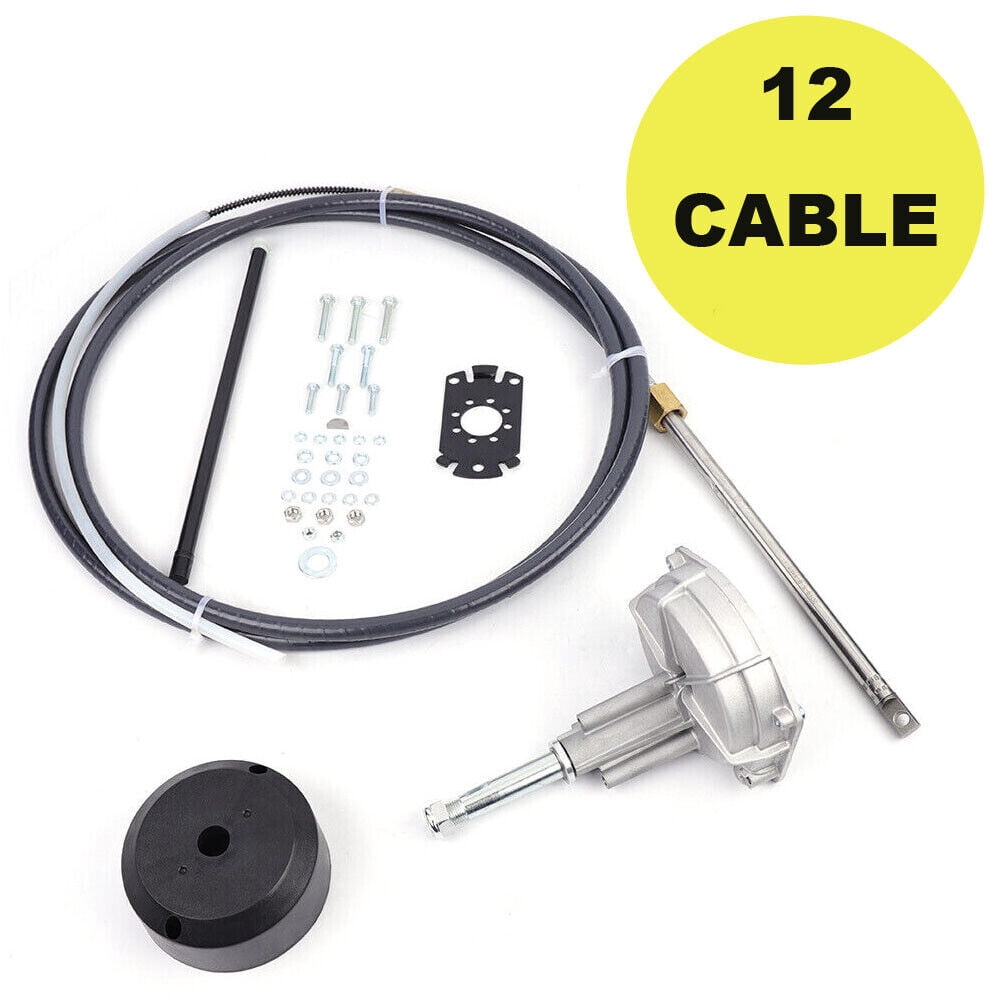 Boat Rotary Steering Outboard Kit, Boat Steering Kit, 12ft Cable ...