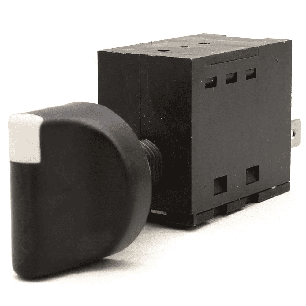 Boat Rotary Switch | ON/OFF 2 Spade Black White Plastic - Walmart.com