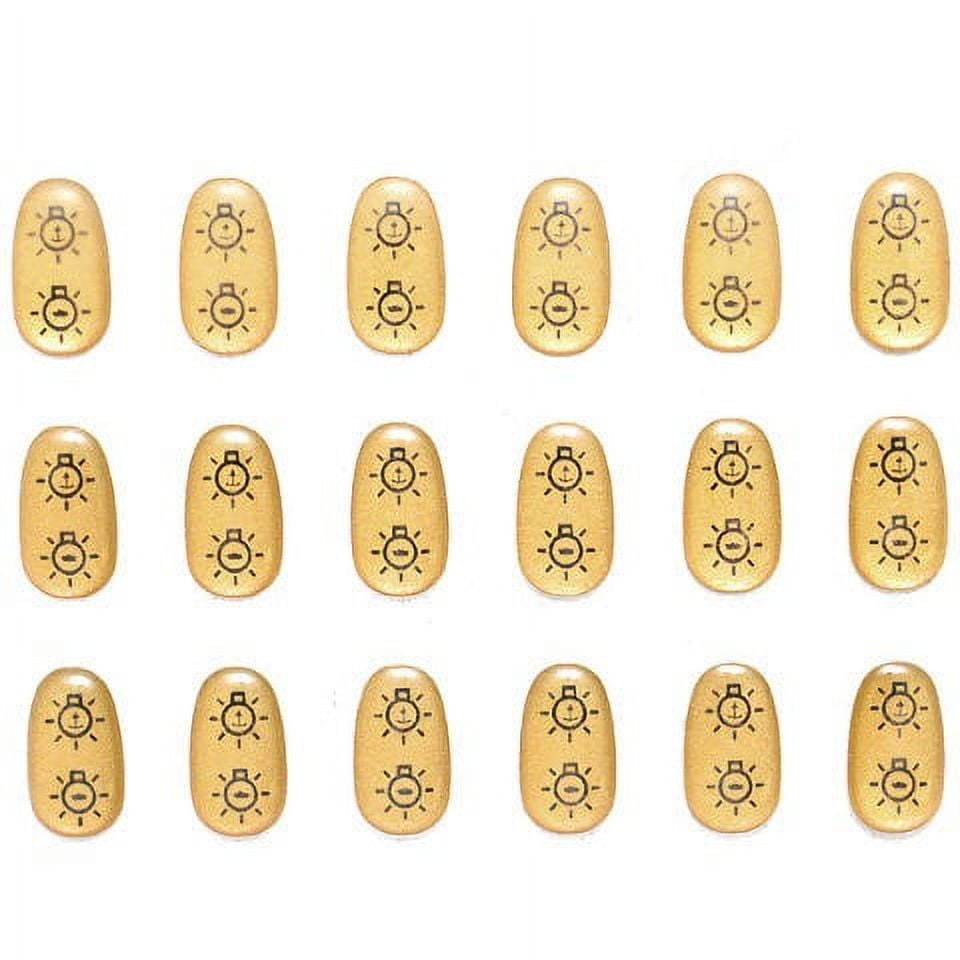Boat Rotary Switch Raised Decal Stickers | Gold (Set of 18) - Walmart.com