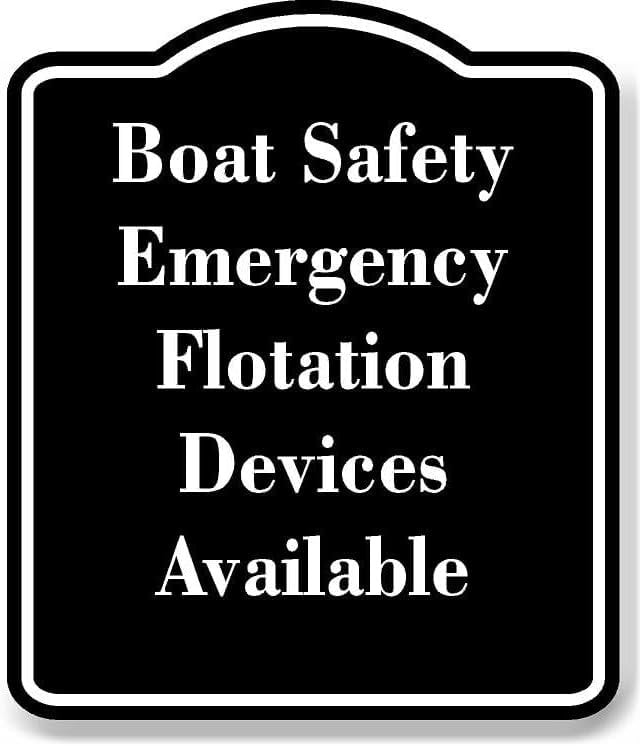 Boat Safety Emergency Flotation Devices Available BLACK Aluminium ...