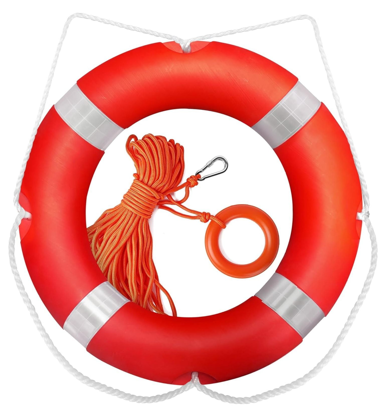 Boat Safety Throw Rings - Life Buoy Ring with Water Floating Lifesaving ...