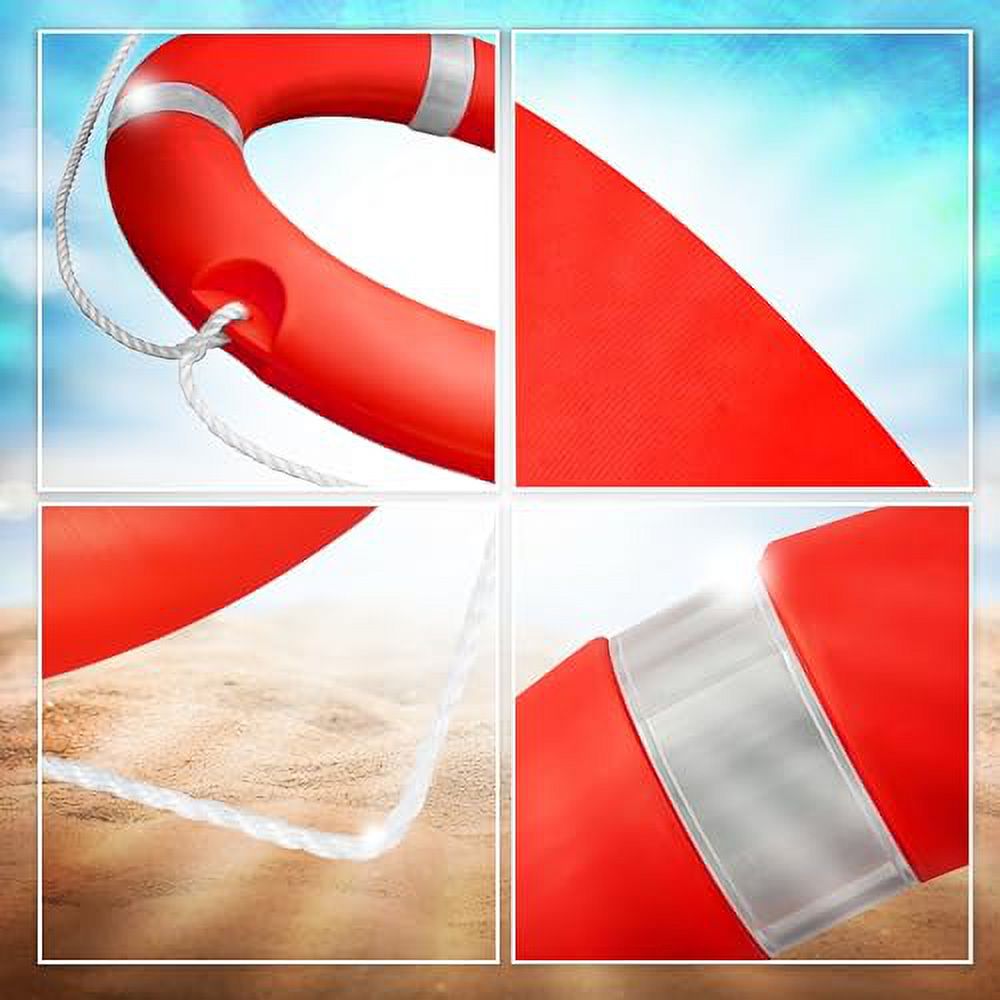 Boat Safety Throw Rings - Life Buoy Ring with Water Floating Lifesaving Rope - Compiled with ...