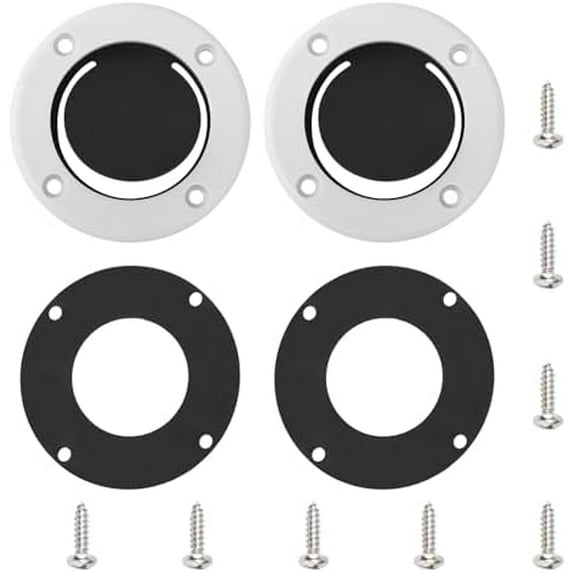 Boat Scupper Flapper Self Bailing Valve Flush Mount Scupper Adapter 2 ...