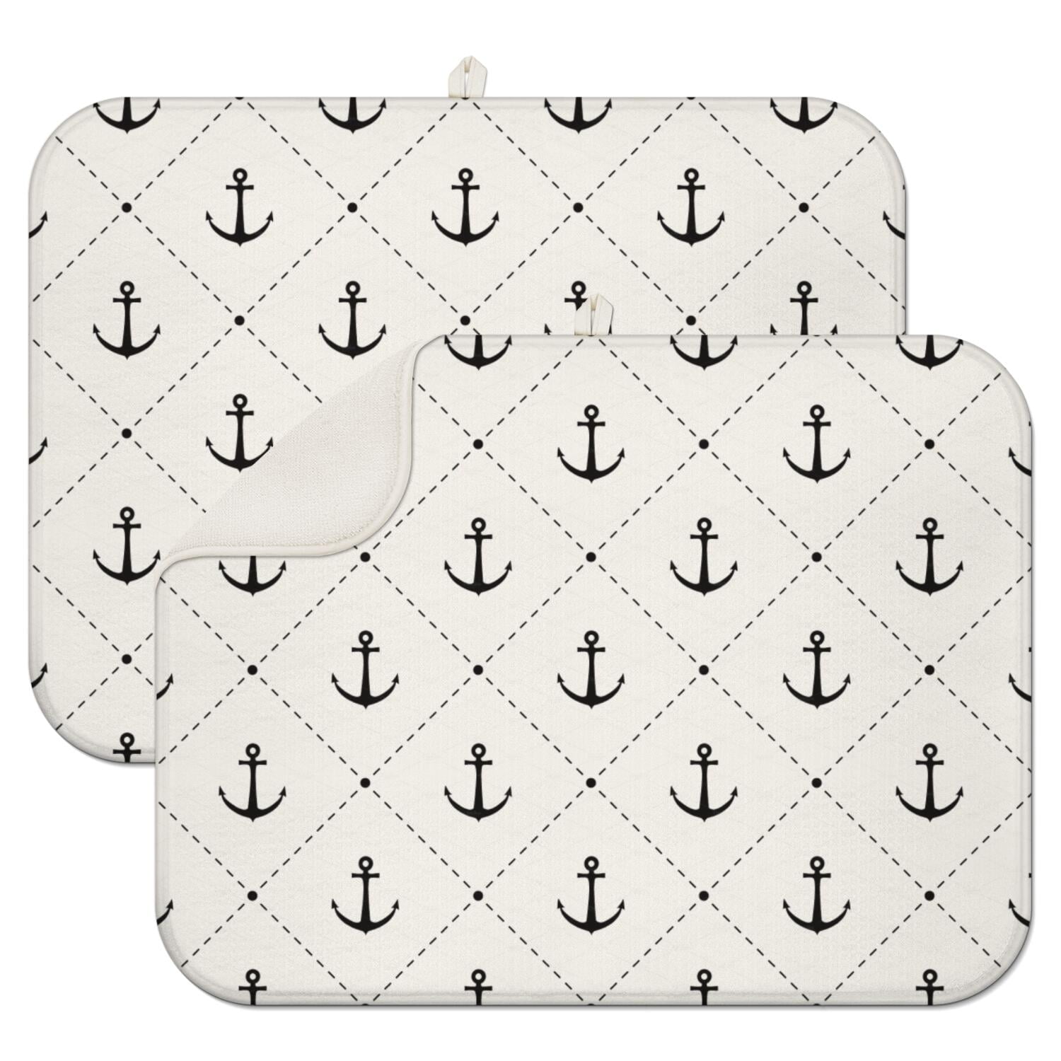 Boat Sea Coffee Mat Nautical Seaside Coastal Marine Waves Ocean ...