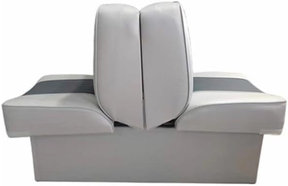Boat Seat Back-to-Back Lounge Seat, Fishing Ski Lounge 10" Base Grey ...
