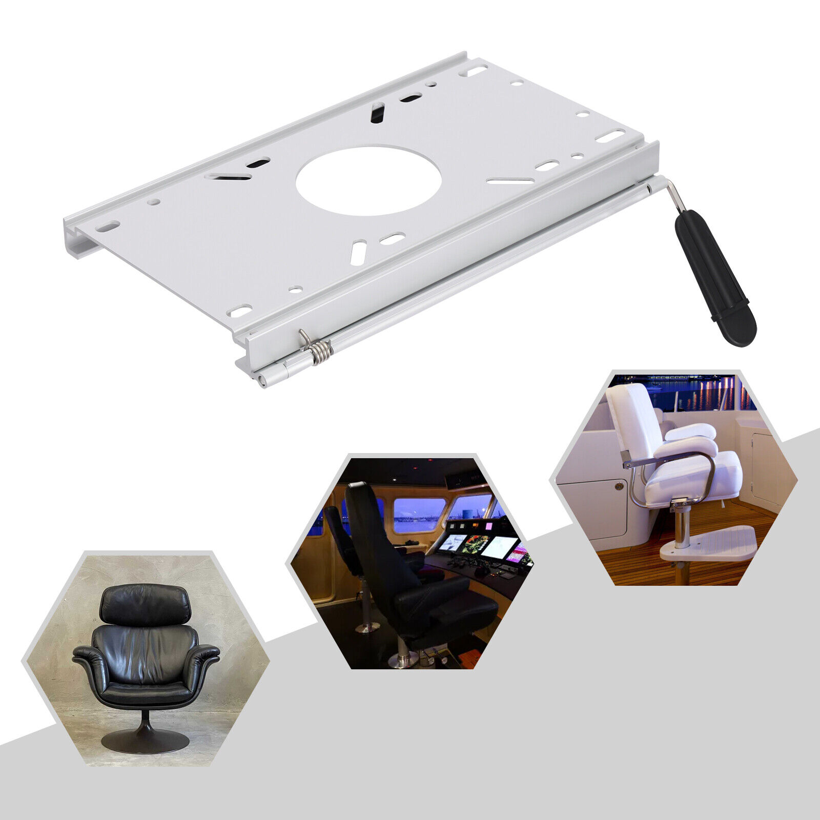 Boat Seat Base Sliding Plate Suitable For Most Marine Seats, Sliding ...