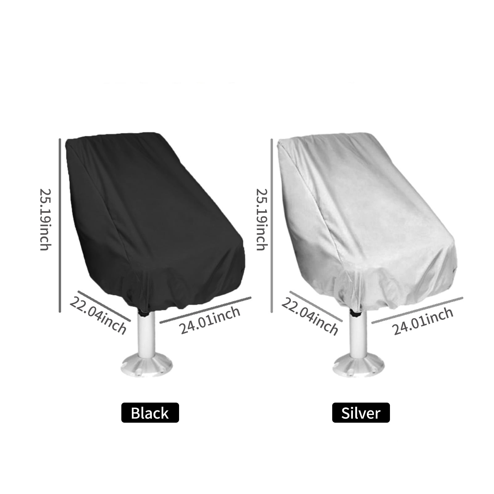 Boat Seat Cover Waterproof Heavy-Duty Weather Resistant Chair ...