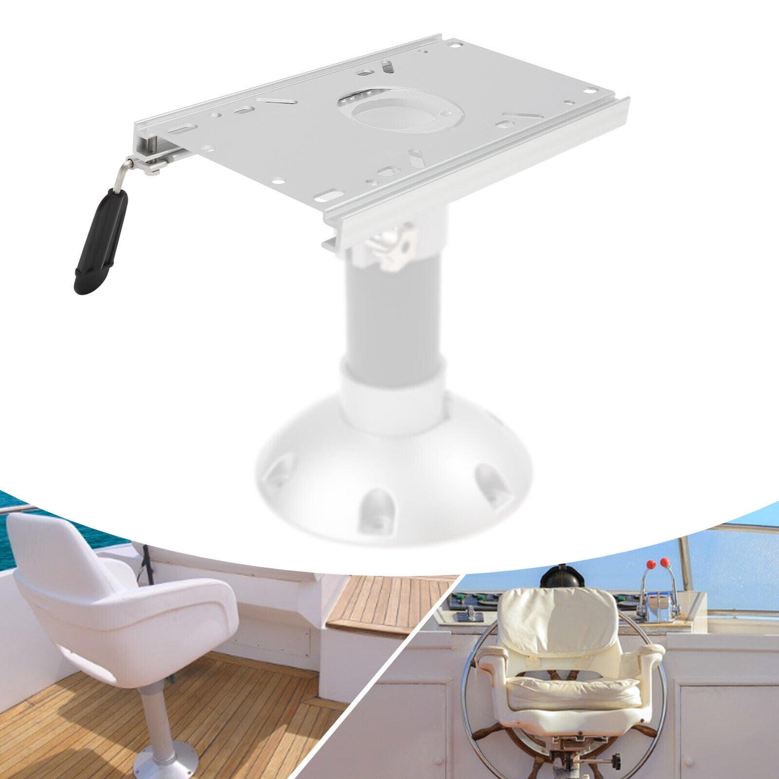 Boat Seat Mount Bracket Slide Bench Yacht Seat Base Slide Plate with ...