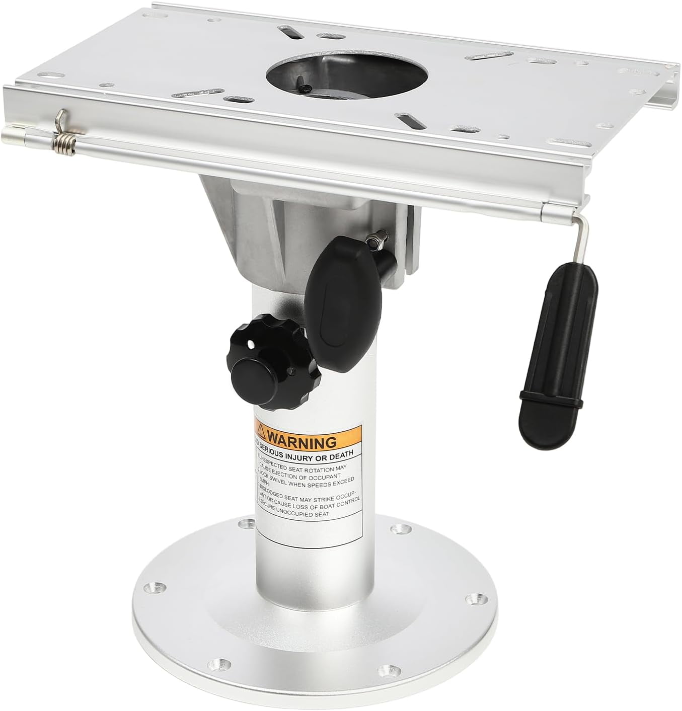 Boat Seat Pedestal, Adjustable Height from 13" to 19", with Seat Slide ...