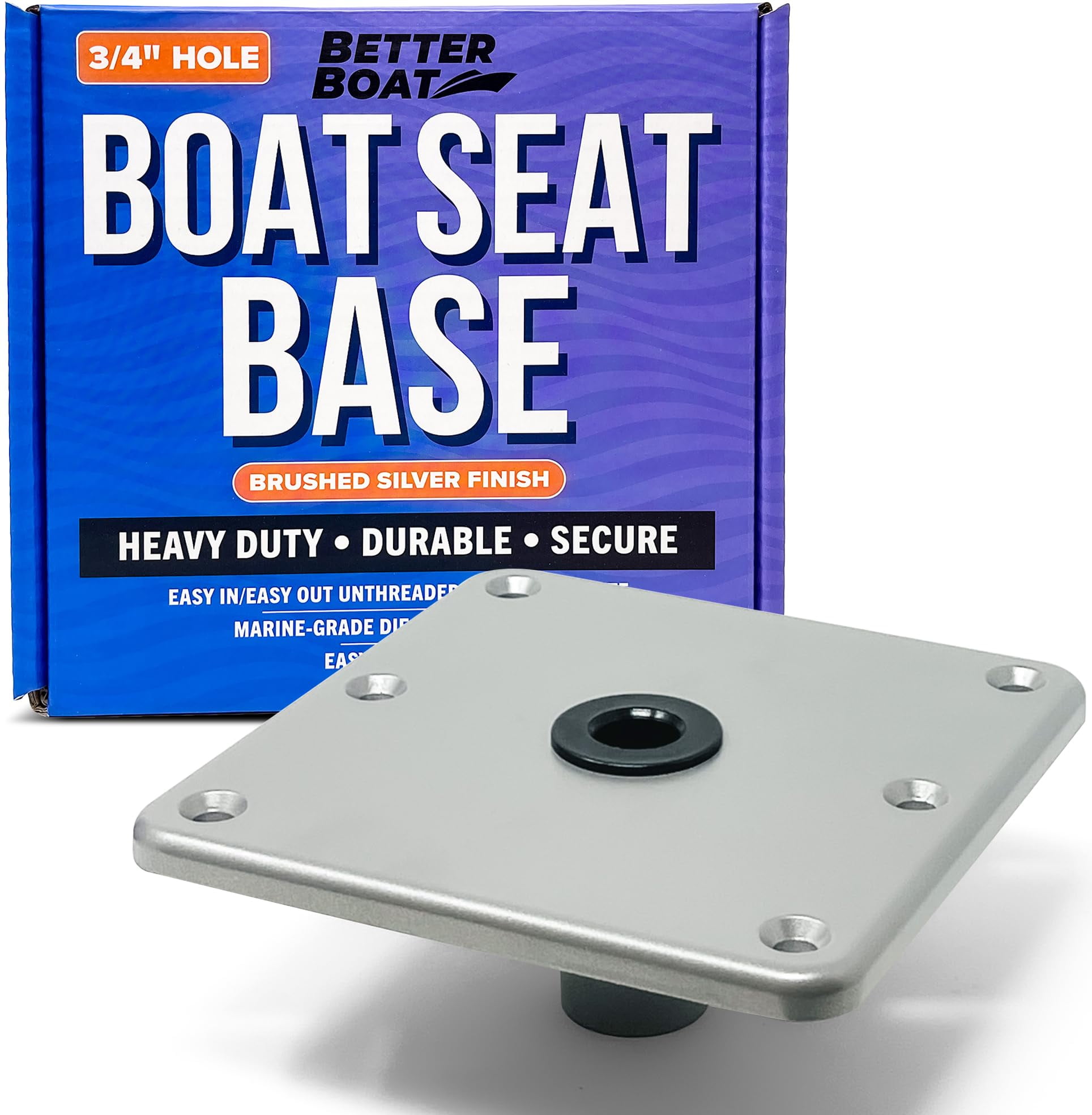 Boat Seat Pedestal Base Plate Boat Seat Base Aluminum Boat Seat Mount 7 ...