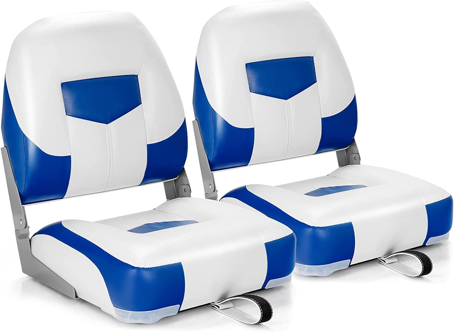 Boat Seats 2 Pack Folding Low Back Boat Seats With Stainless Steel Included Fold Down Boat