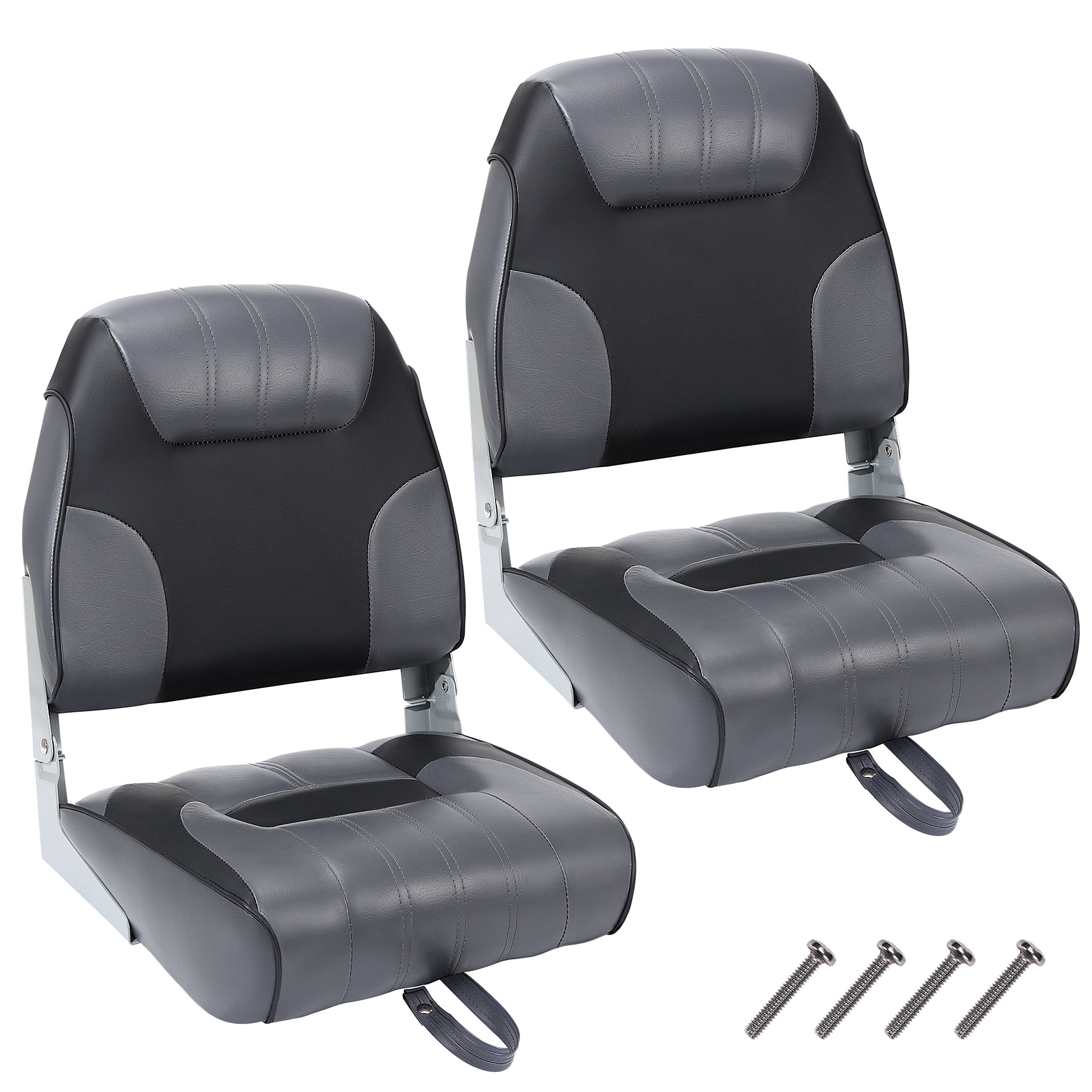 Boat Seats,Low Back Boat Seating Fishing Boat Seat,2 Pack,Stainless ...