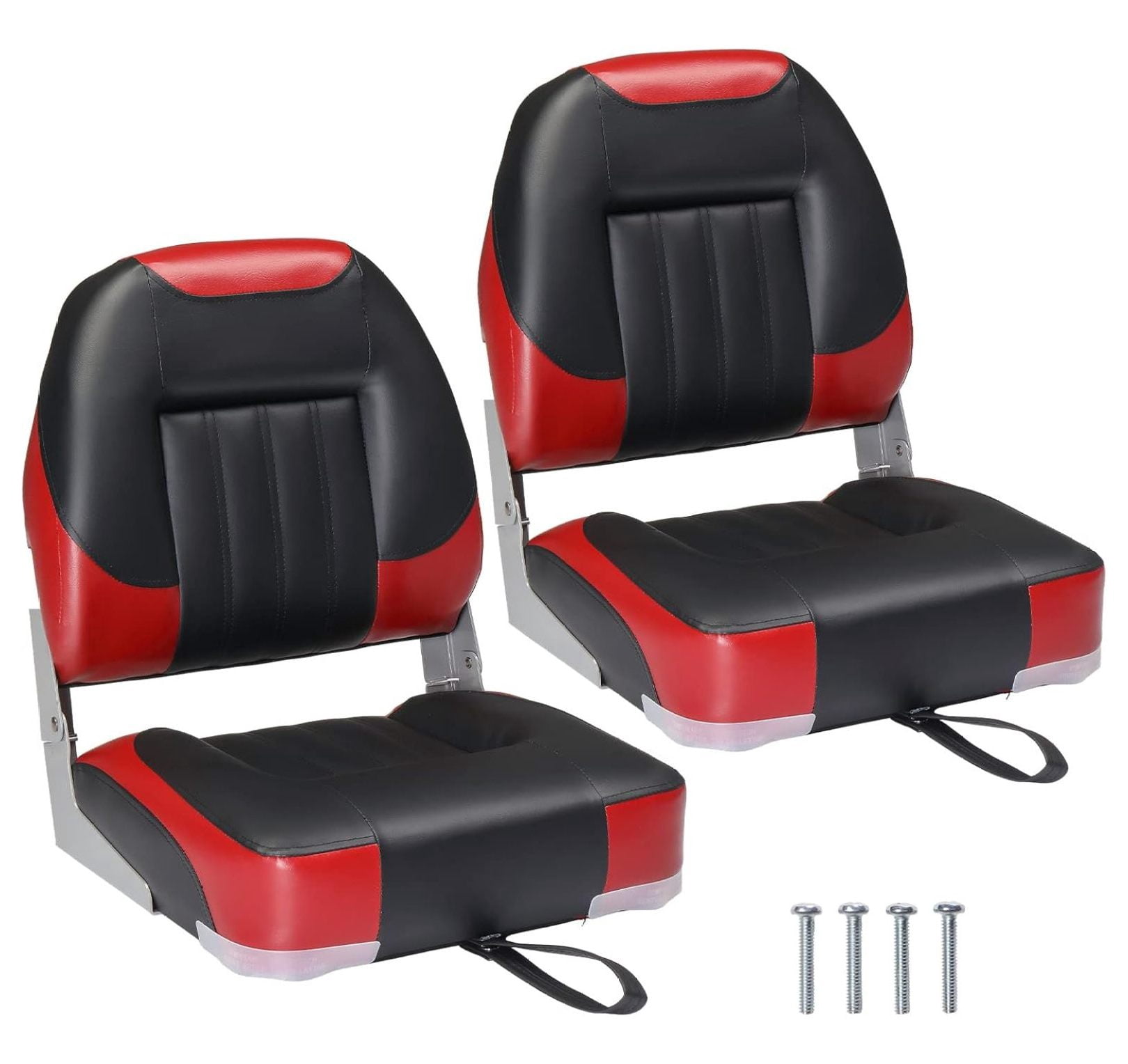 Boat Seats Low/High Back, Folding Boat Seat Included, Fold-Down Fishing ...