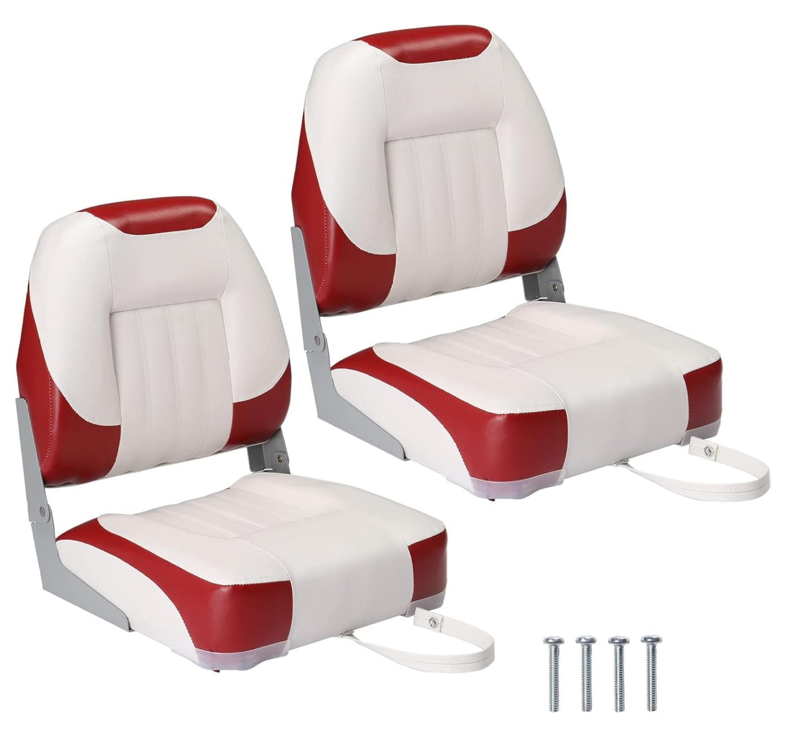 Boat Seats Low/High Back, Folding Boat Seats Included, Fold-Down ...