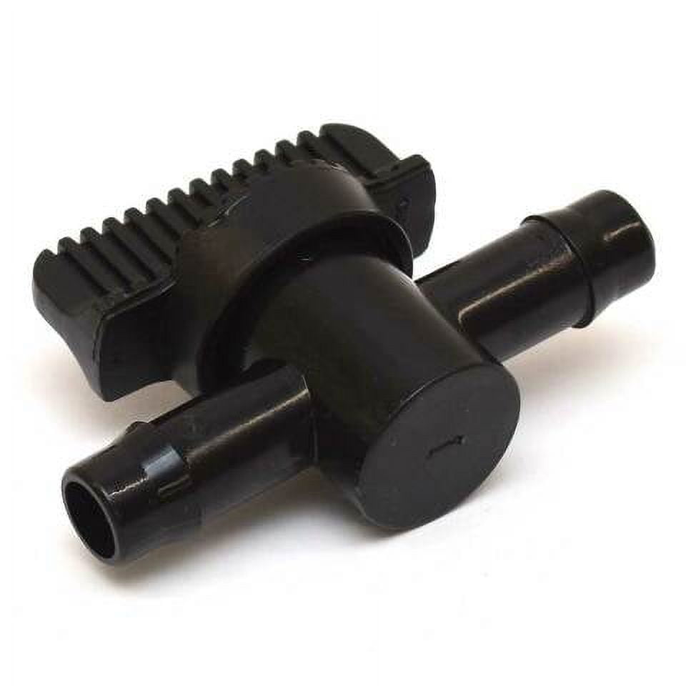 Boat Shut Off Valve QAVB600 | Black Plastic 1/2 Inch - Walmart.com