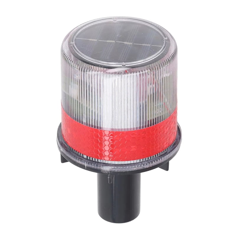 Boat Solar Powered LED Strobe Light PC Shell Reflective Waterproof ...