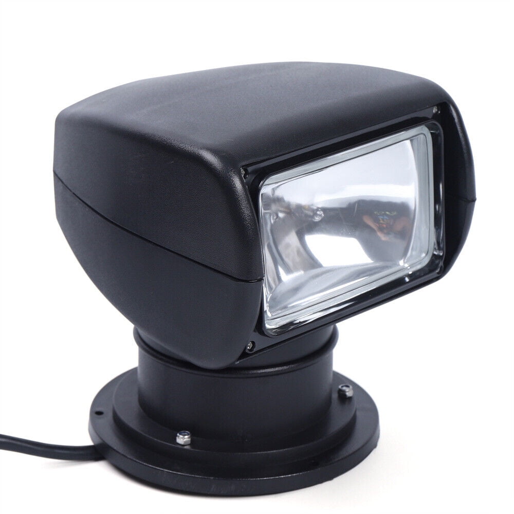 Boat Spotlights, Black Rotating Marine Spotlight Boat Truck Remote ...
